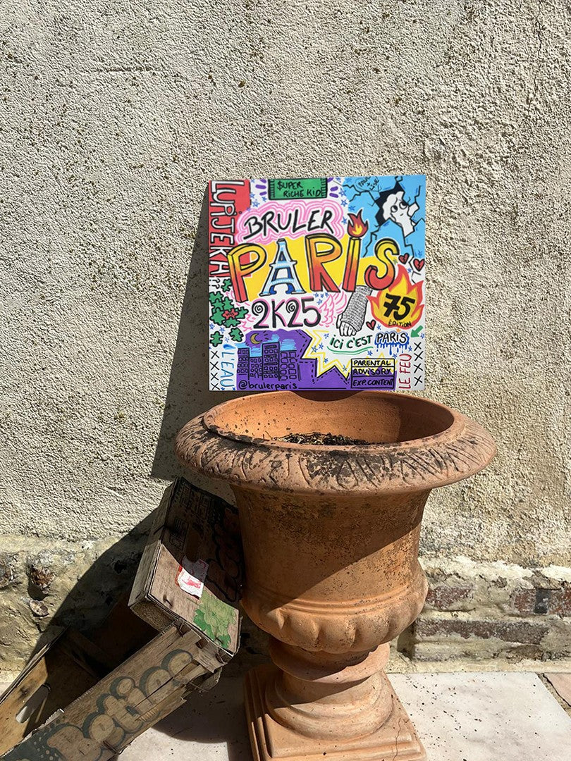 VINYLE BRULER PARIS ÉDITION LIMITÉE PARIS - FAN ART – LUJIPEKA